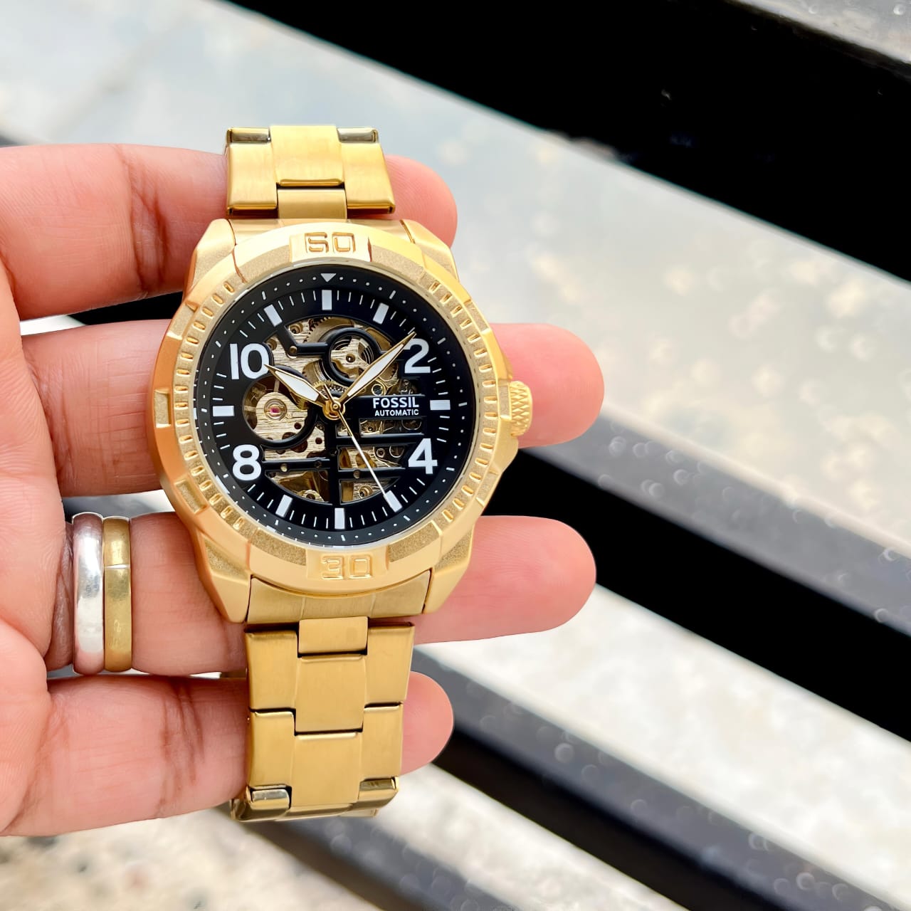 Fossil Bronson Gold (Automatic) – Classy Clutches