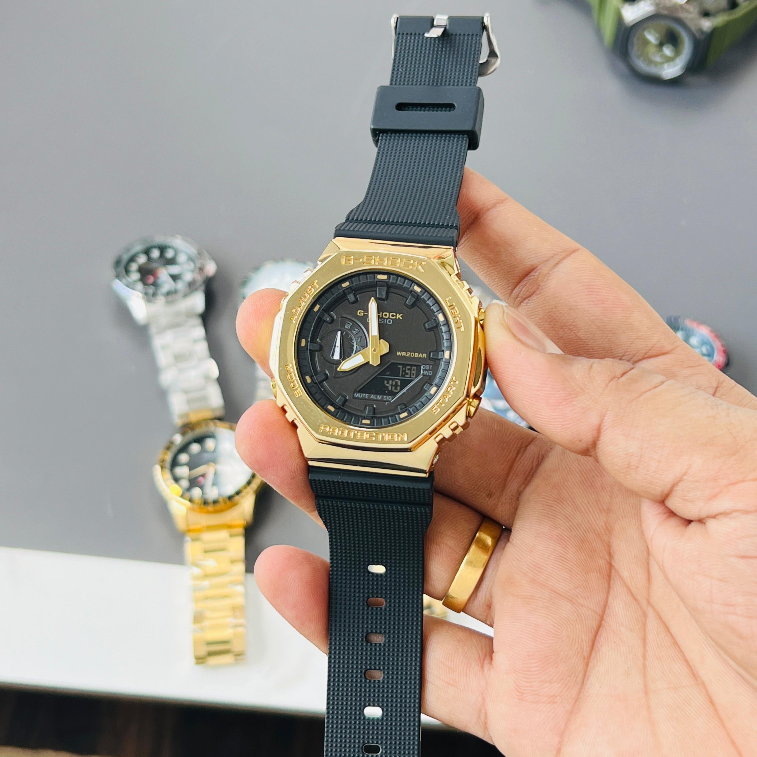 G shock Gm2100 Gold – Classy Clutches