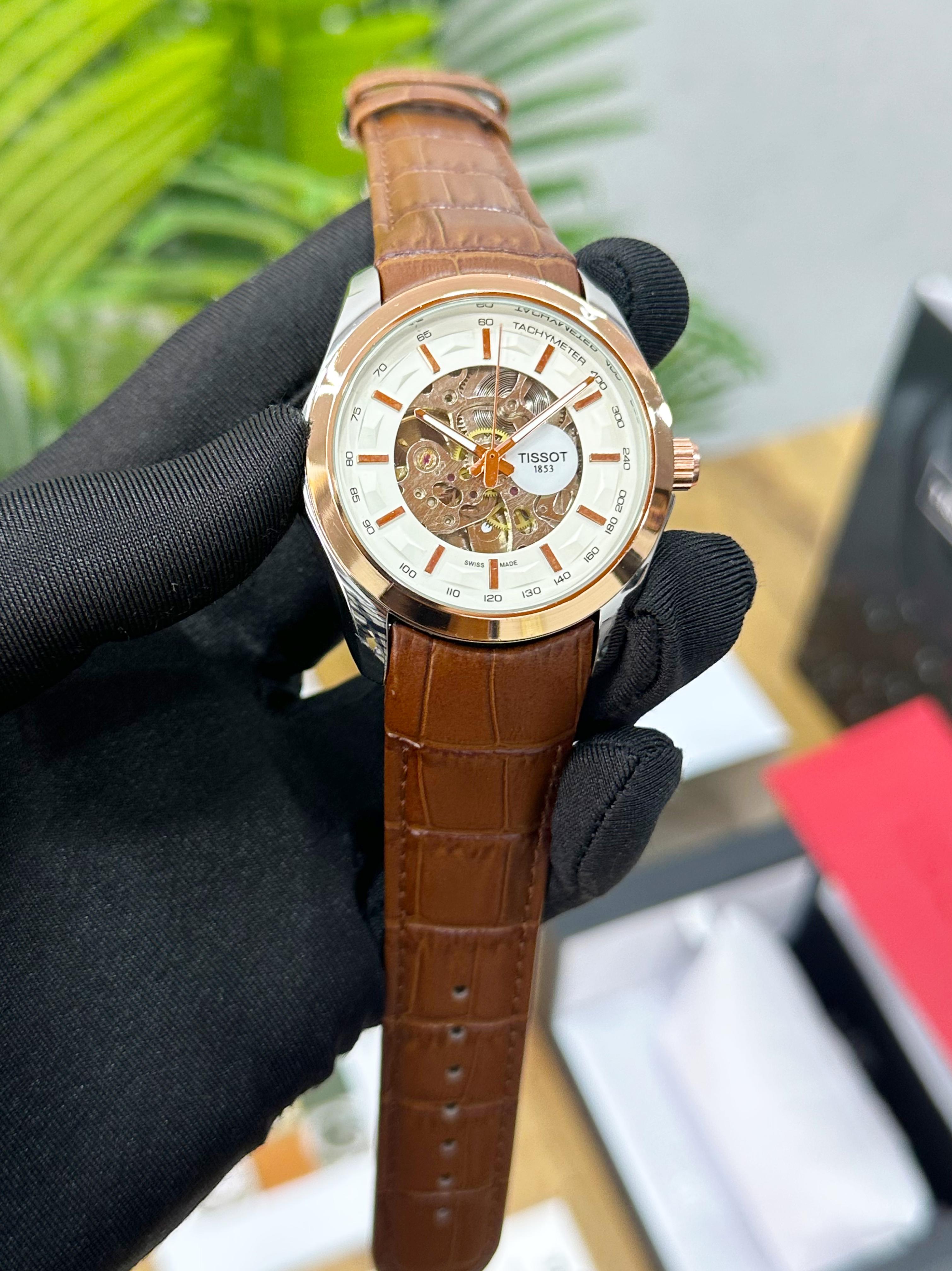 Tissot 1853 skeleton automatic – Classy Clutches